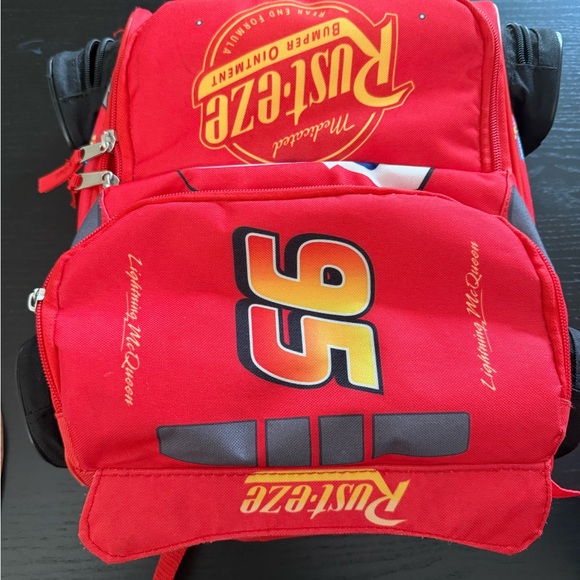 Disney | Accessories | Lightning Mcqueen Backpack | Poshmark